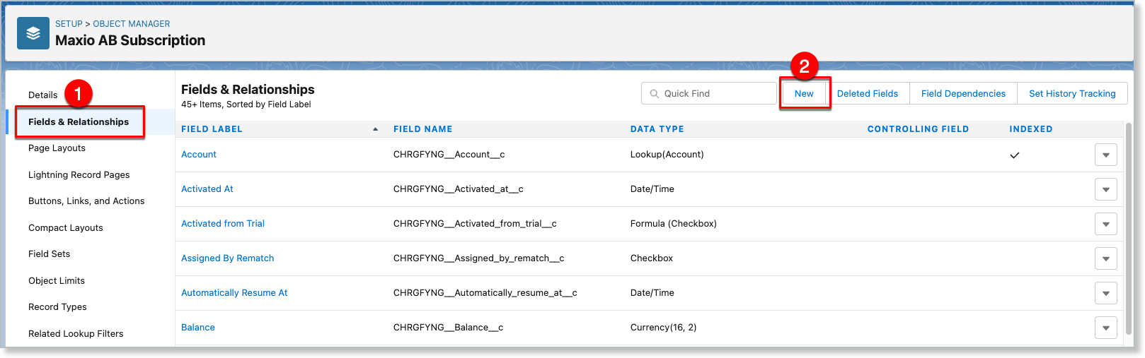 Using the Salesforce Integration – Advanced Billing