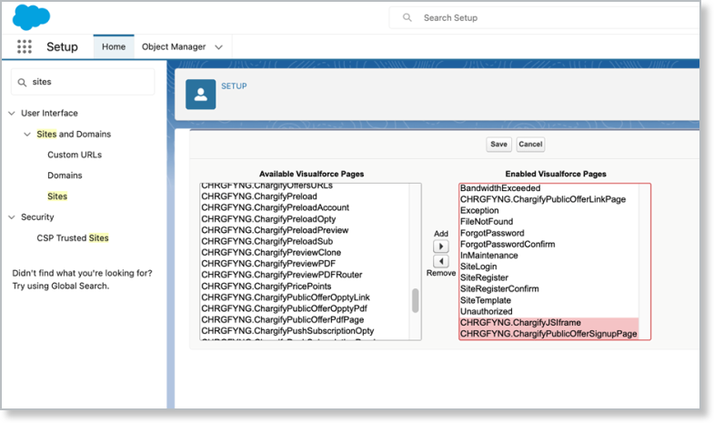 Salesforce Integration Installation – Advanced Billing