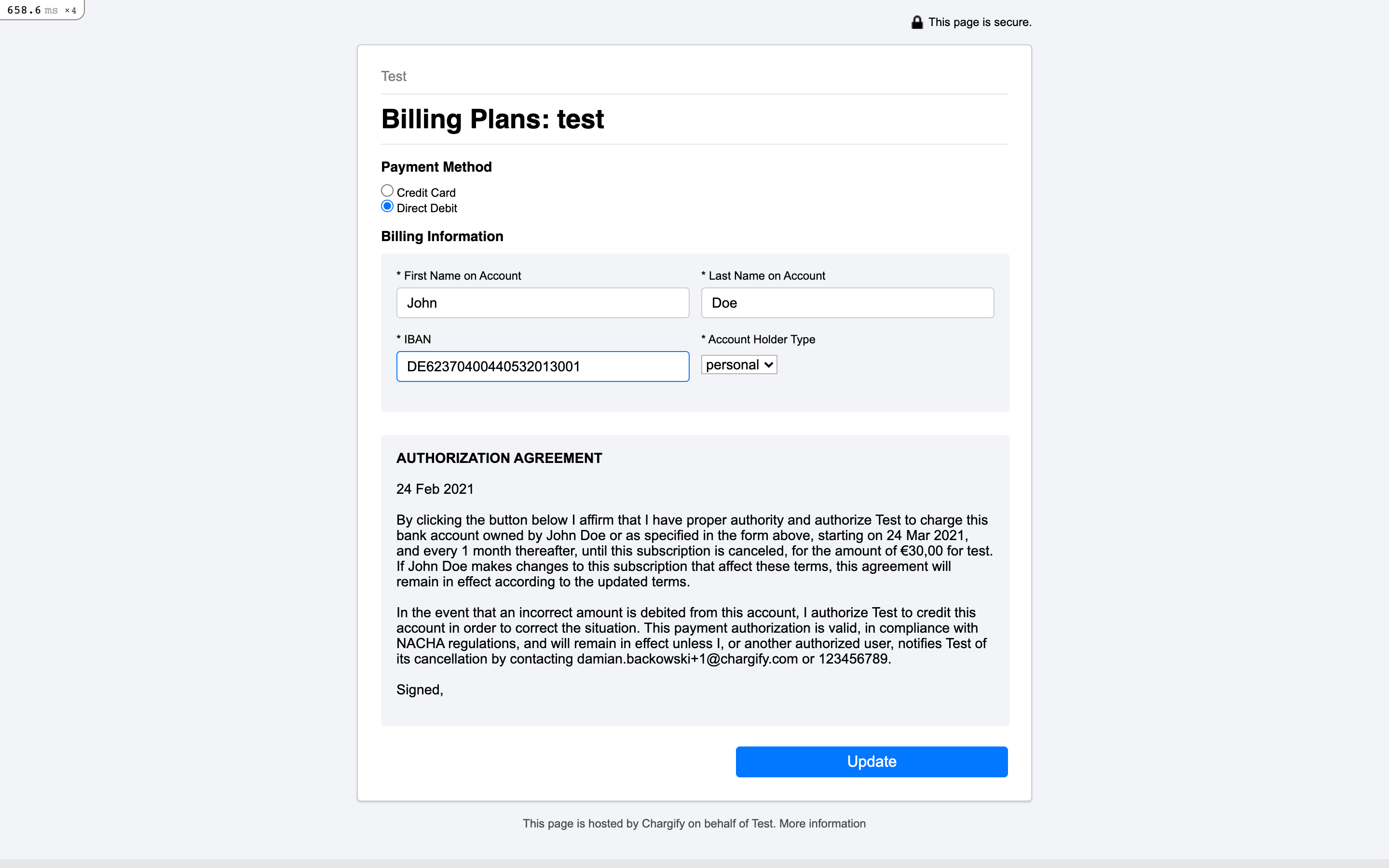 Stripe SEPA, BACS, and BECS Direct Debit – Advanced Billing